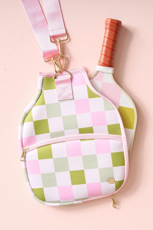 Darling Effect Pickleball Paddle Case - Check Green – Seaside Shoes & Swim