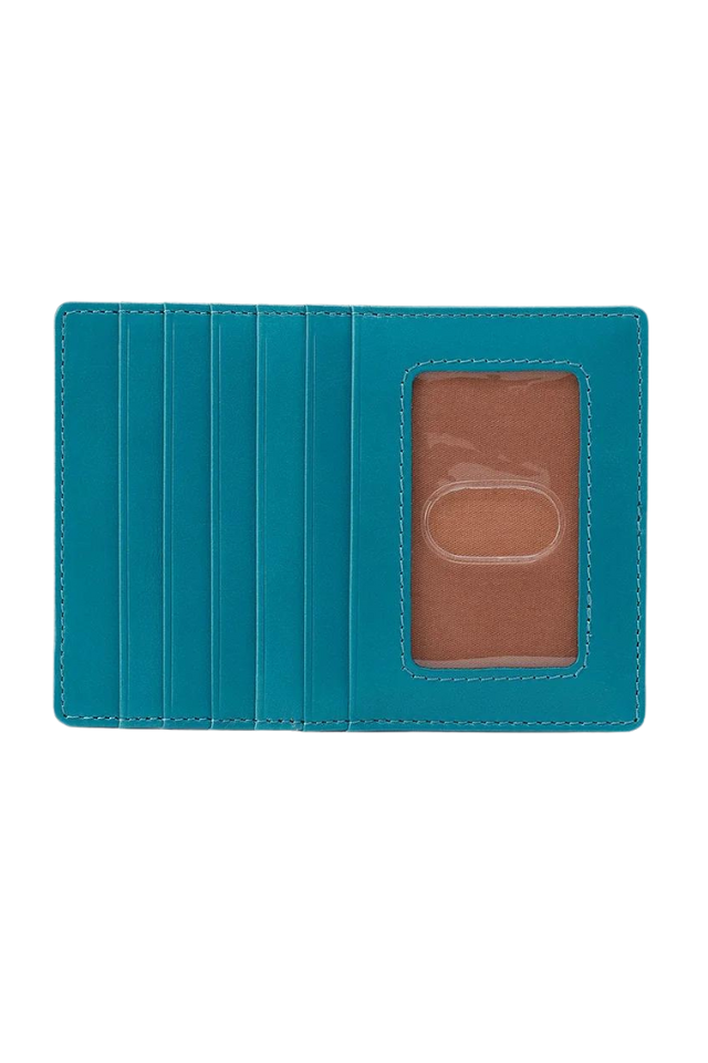 HOBO Euro Slide Card Case - Biscayne Blue – Seaside Shoes & Swim