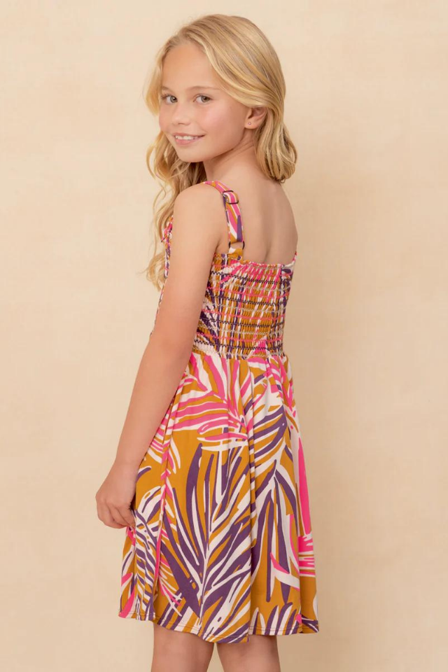 Maaji Girls Dress Caramel Foliage Bouquet Seaside Shoes And Swim
