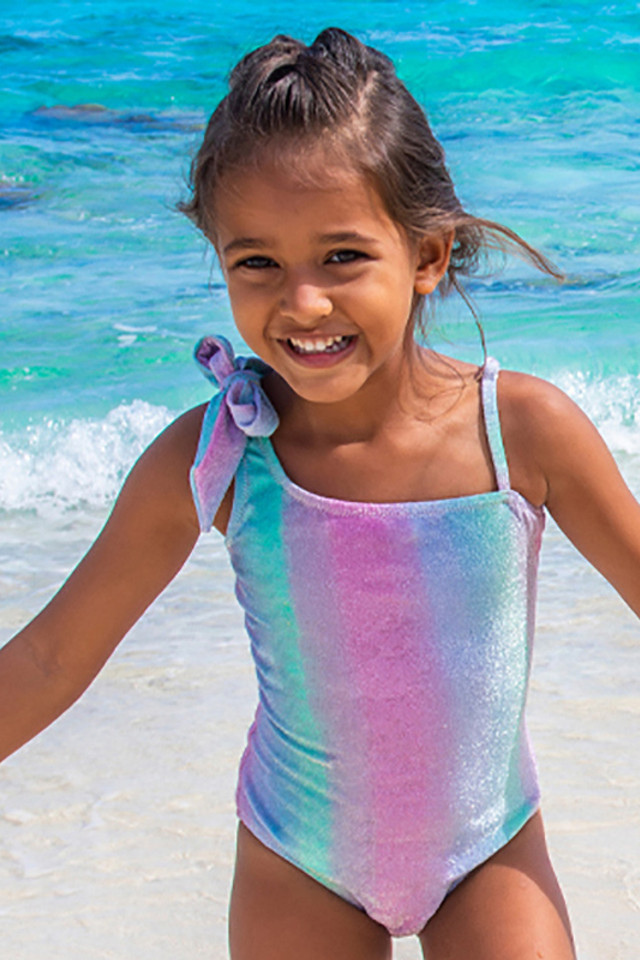 Shade Critters Shimmer Tie 1pc Ocean Ombre Seaside Shoes And Swim